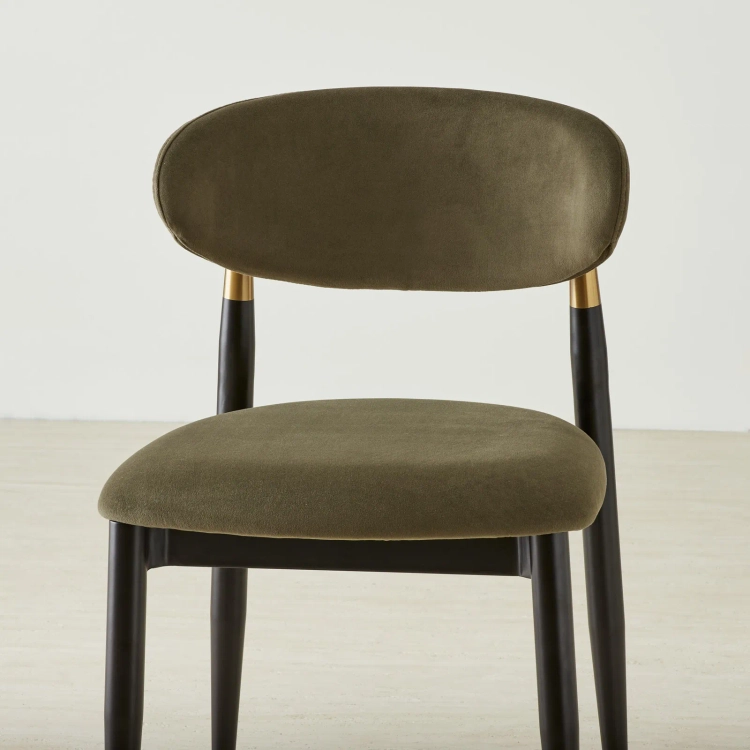 Amali Olive Green Velvet Dining Chair | Koala Living