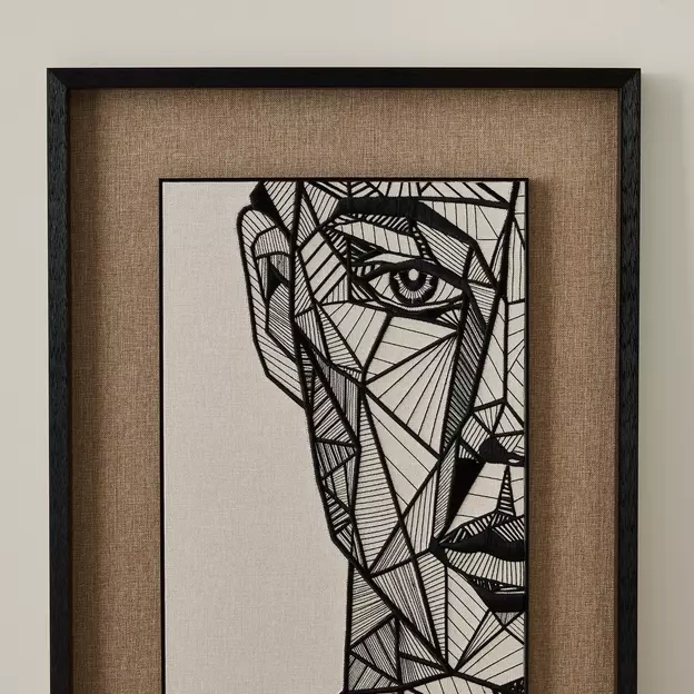 Male Geometric Figure Rectangle Shadow Box with Black PS Frame | Koala ...