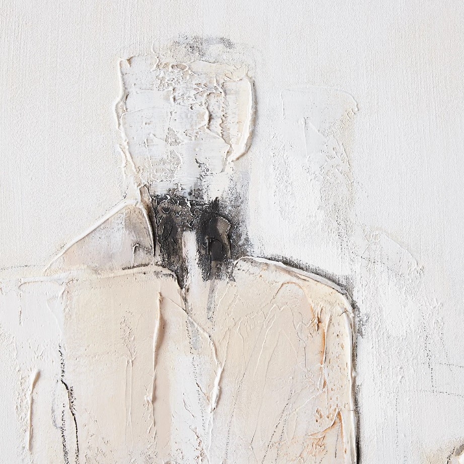 The Shadow Neutral Colours Abstract Painting | Koala Living