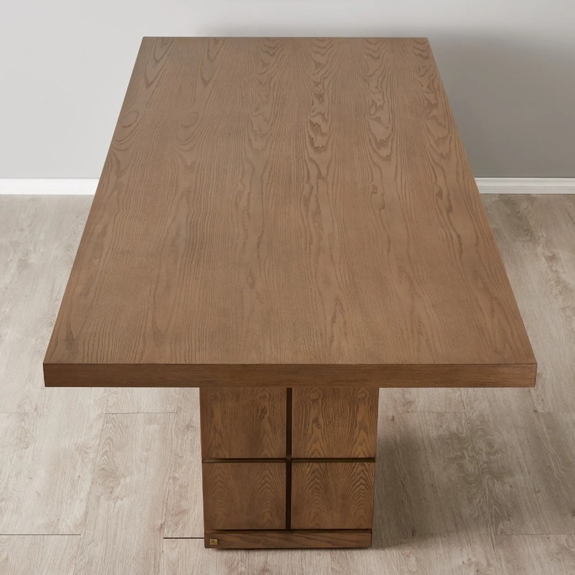 Portofino II Medium Brown Wooden Dining Table | Koala Living