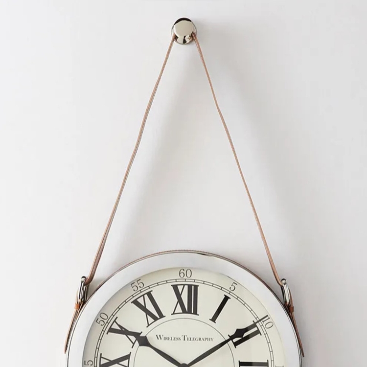 Leather Strap Wall Clock | Koala Living