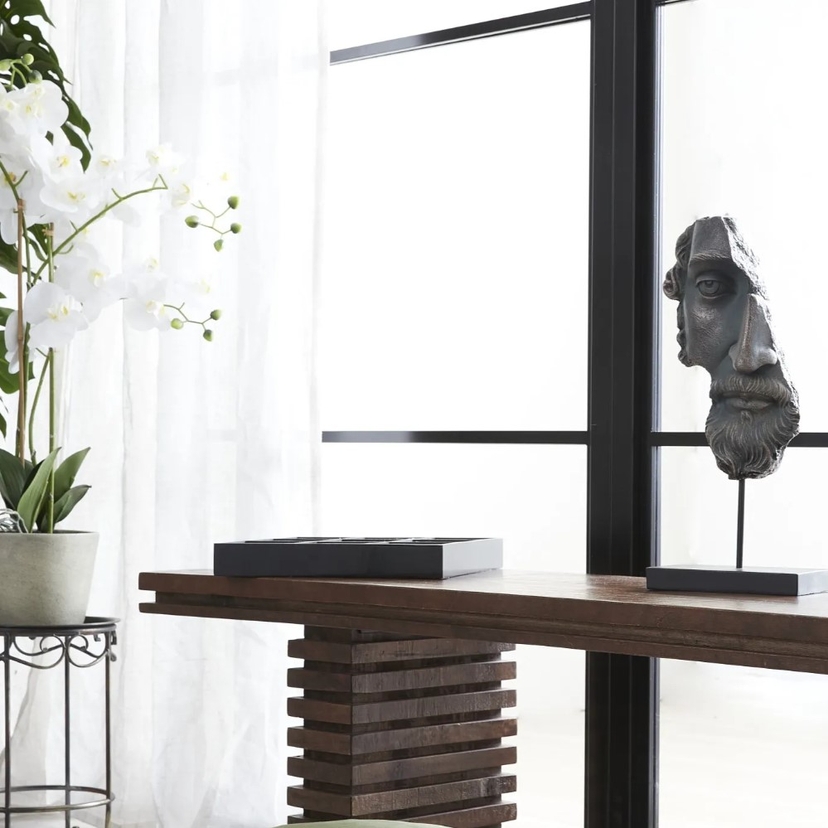 Pompeii Head on Stand - Stone Black | Koala Living
