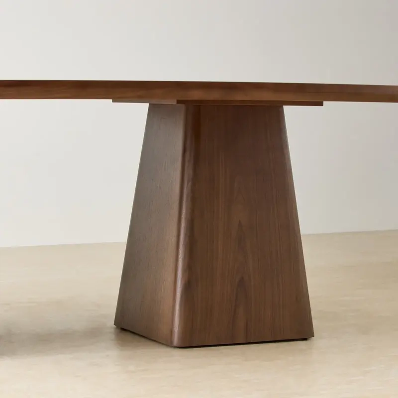 Dunstan Smoky Walnut Veneer Rectangular Dining Table - 240x120cm ...