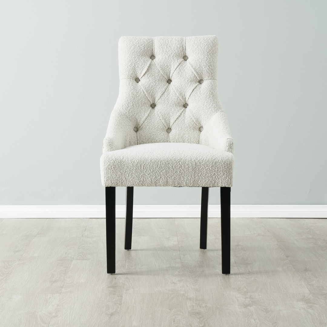 Saxon Cream Boucle Dining Chair