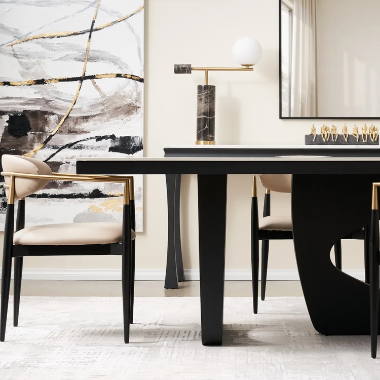 Amy Sand Beige Vegan Leather Dining Chair | Koala Living