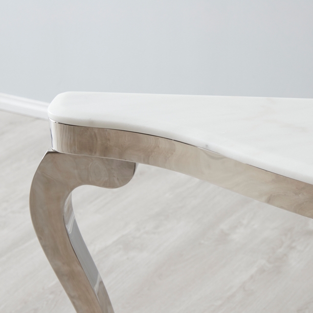 Marble Natural White Console Table | Koala Living