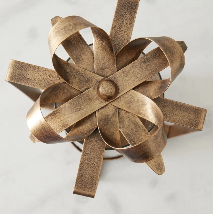 Lavish Antique Gold Metal Decorative - Medium | Koala Living