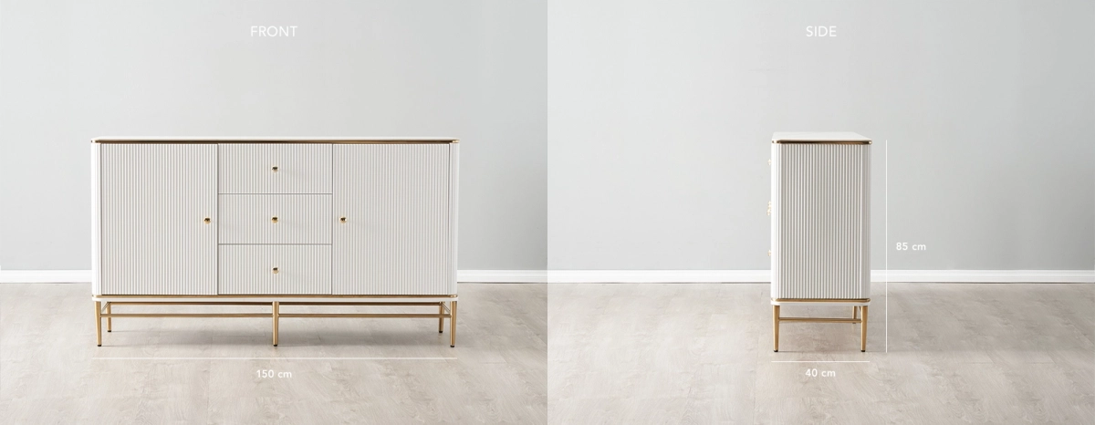 Etienne Sideboard - White | Koala Living