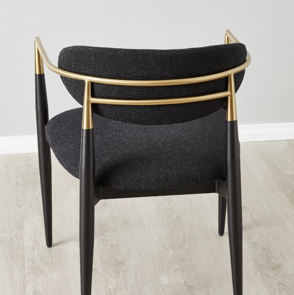 Amy Black Fabric Dining Chair | Koala Living