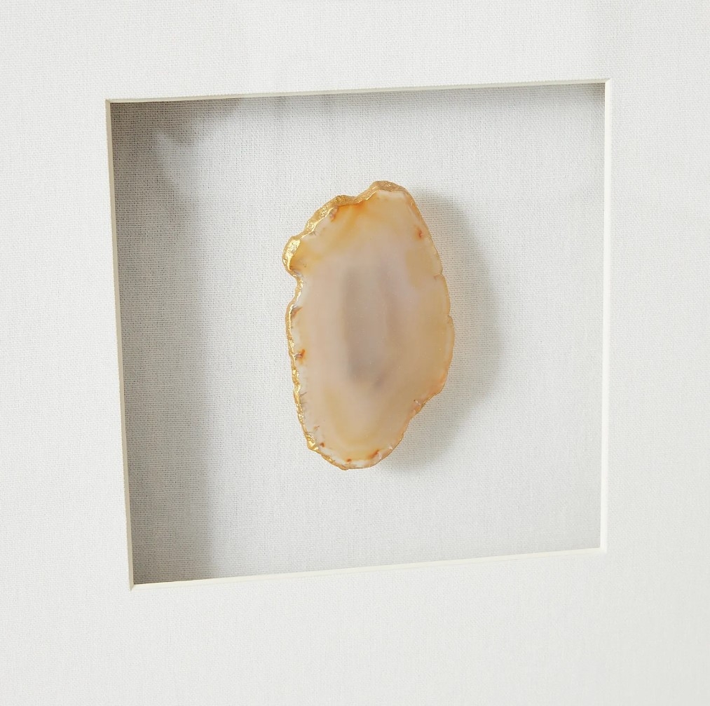 Terra Brown Agate Shadow Box With Black Frame | Koala Living