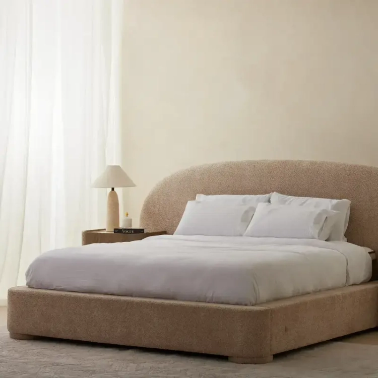 Estelle Mid Beige Queen Bed
