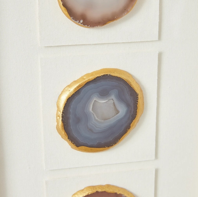 Bronte Agate Shadow Box With Golden Frame | Koala Living