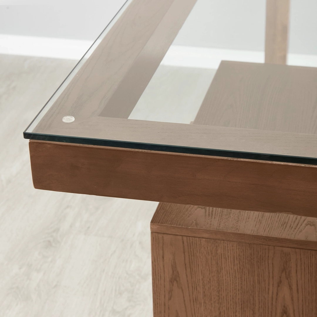 Dorothy Light Brown Wooden Desk