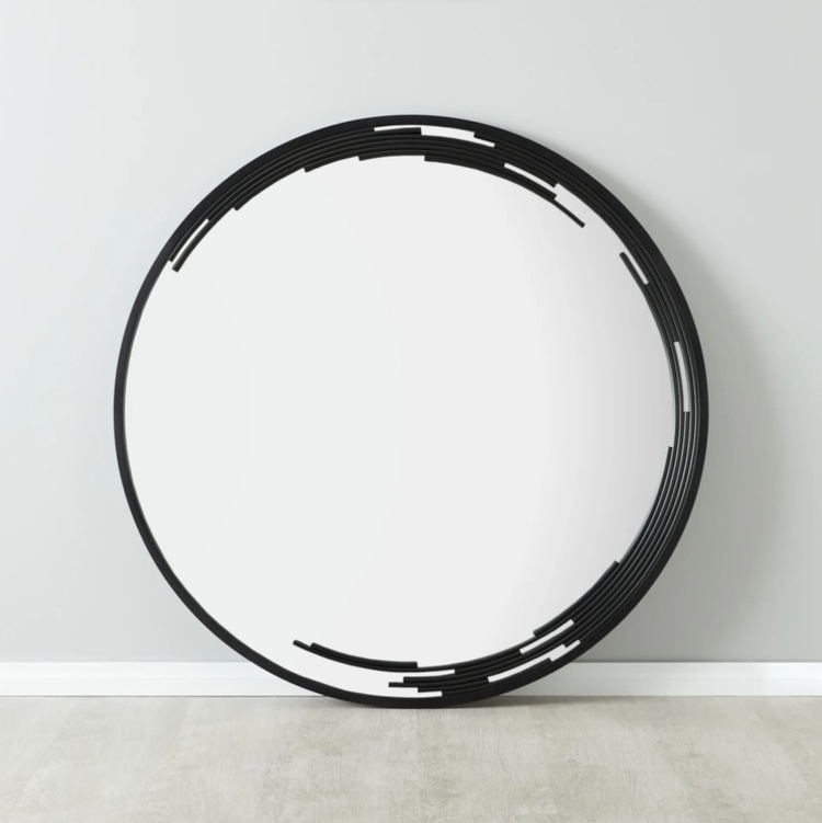 Jubilee Black Round Mirror | Koala Living