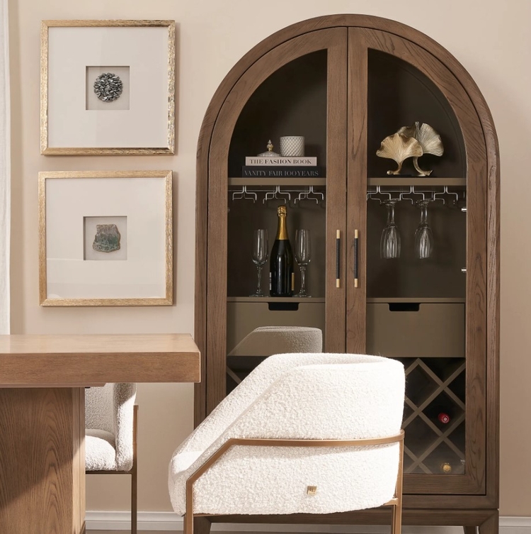 Blue Storm Stone Shadow Box With Gold Frame | Koala Living