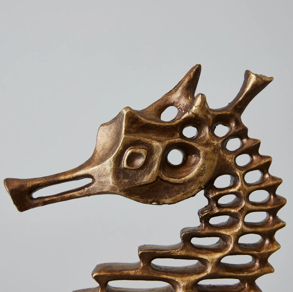 Seahorse Bronze Resin Decorative | Koala Living