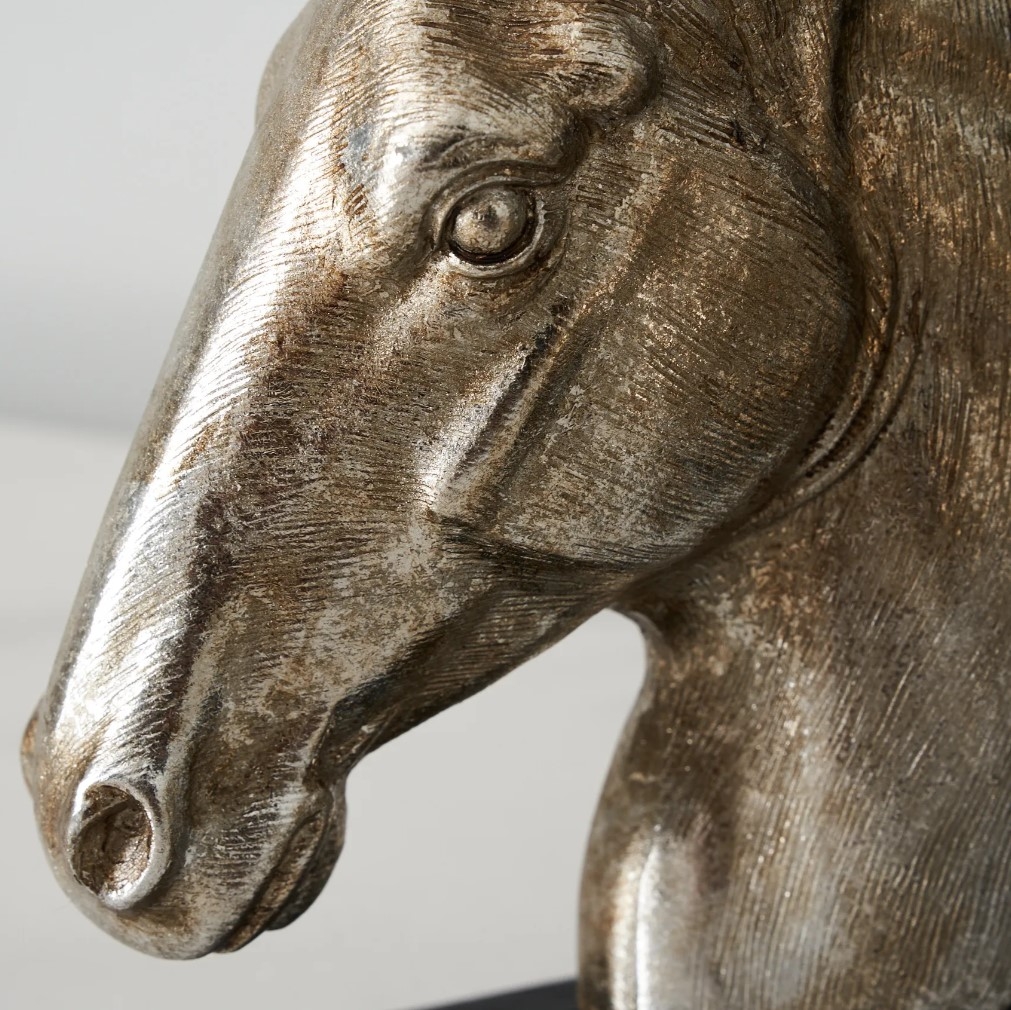 Horrace Antique Silver Bookends | Koala Living