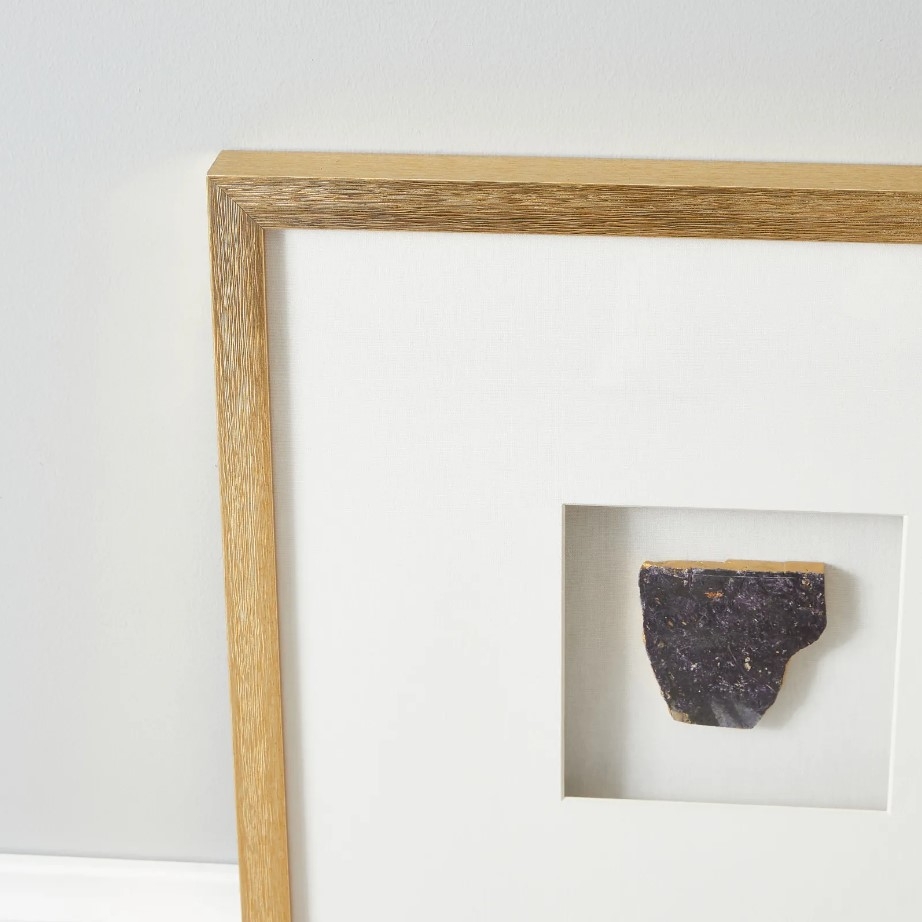 Purple Stone Shadow Box With Gold Frame | Koala Living