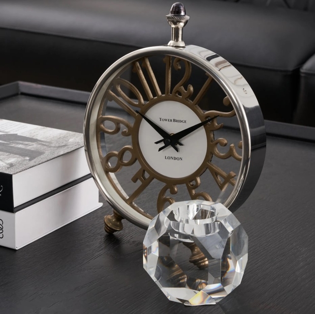 Edmund Gold Table Clock | Koala Living