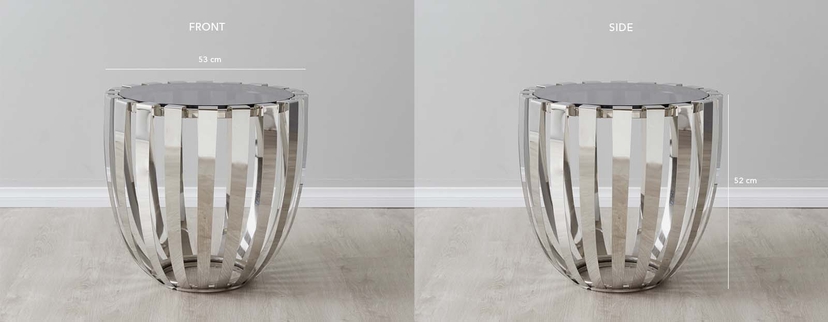 Aviary Stainless Steel Side Table | Koala Living