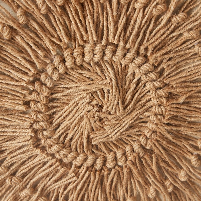 Cycles Hemp Rope Shadow Box with Golden Frame | Koala Living