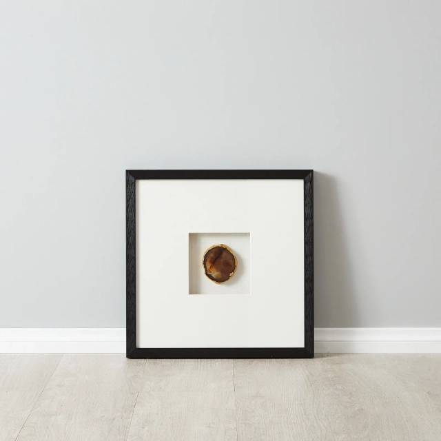 Elemental Agate Shadow Box With Black Frame | Koala Living