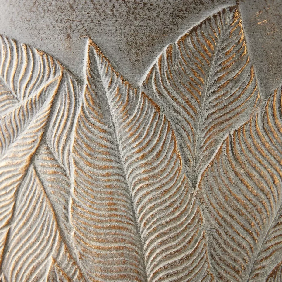 Maliyah Brass Washed Fibre Clay Tall Planter - Set of 2 | Koala Living