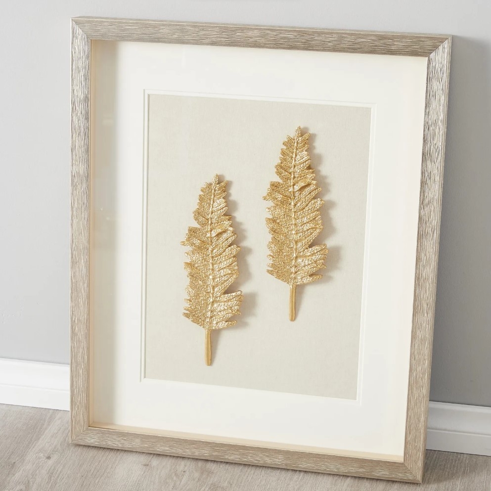 Cycas Gold Leaf Shadow Box | Koala Living