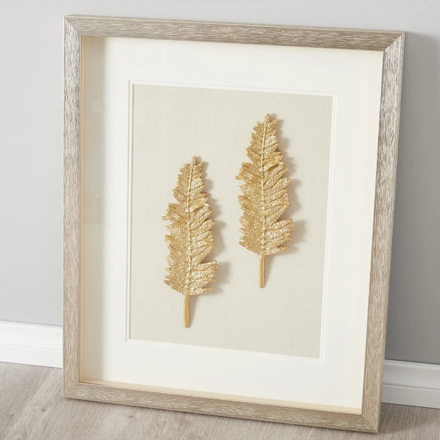 Cycas Gold Leaf Shadow Box | Koala Living