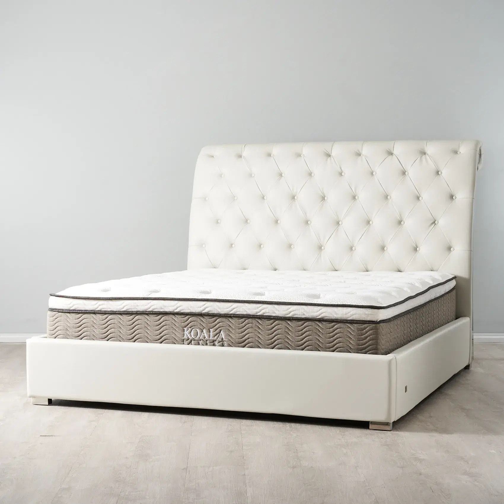 Jacus White Bedside Table