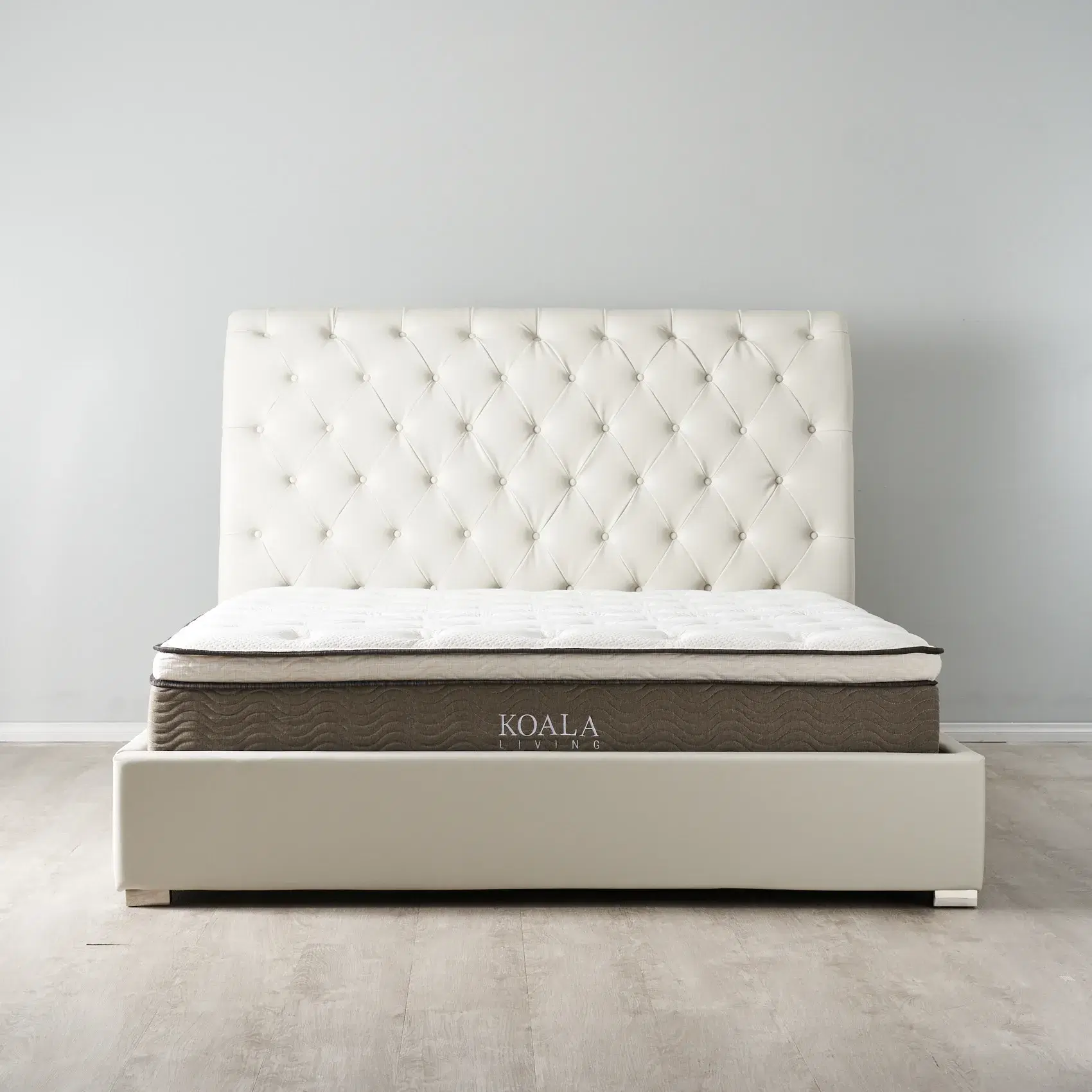 Jacus White Bedside Table