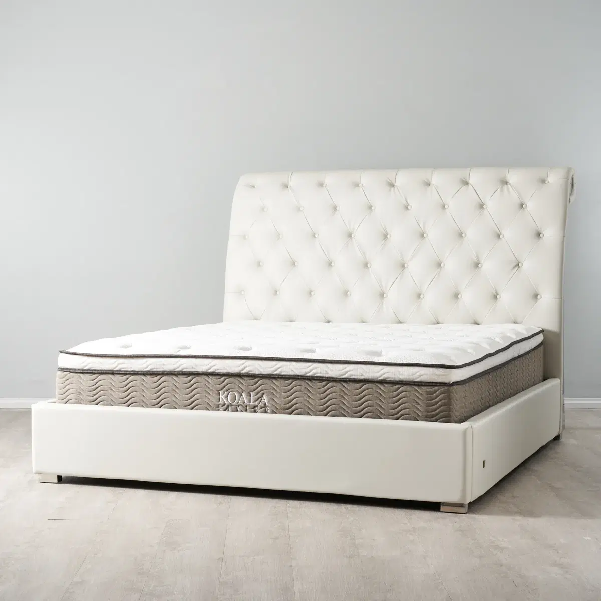 Jacus White Bedside Table