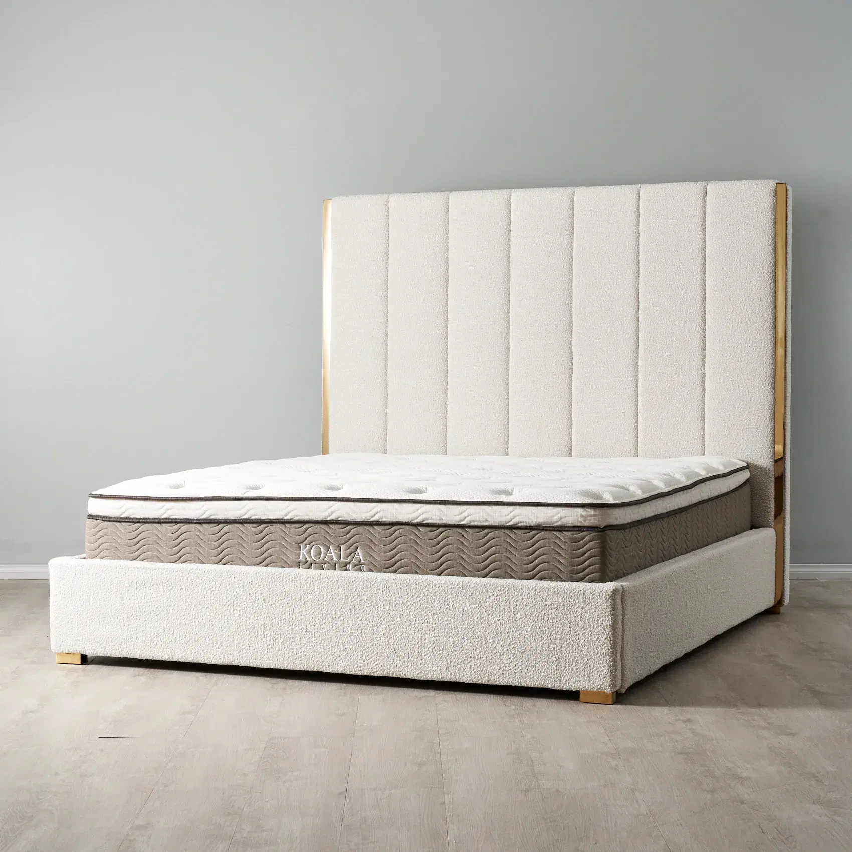 Hilda Ii Cream Boucle Ottoman