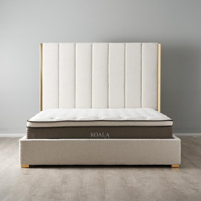 Hilda Ii Cream Boucle Ottoman