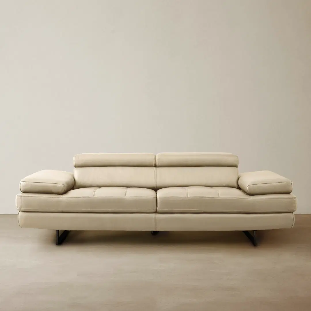 Aster Almond Cream Modular Right Chaise Lounge