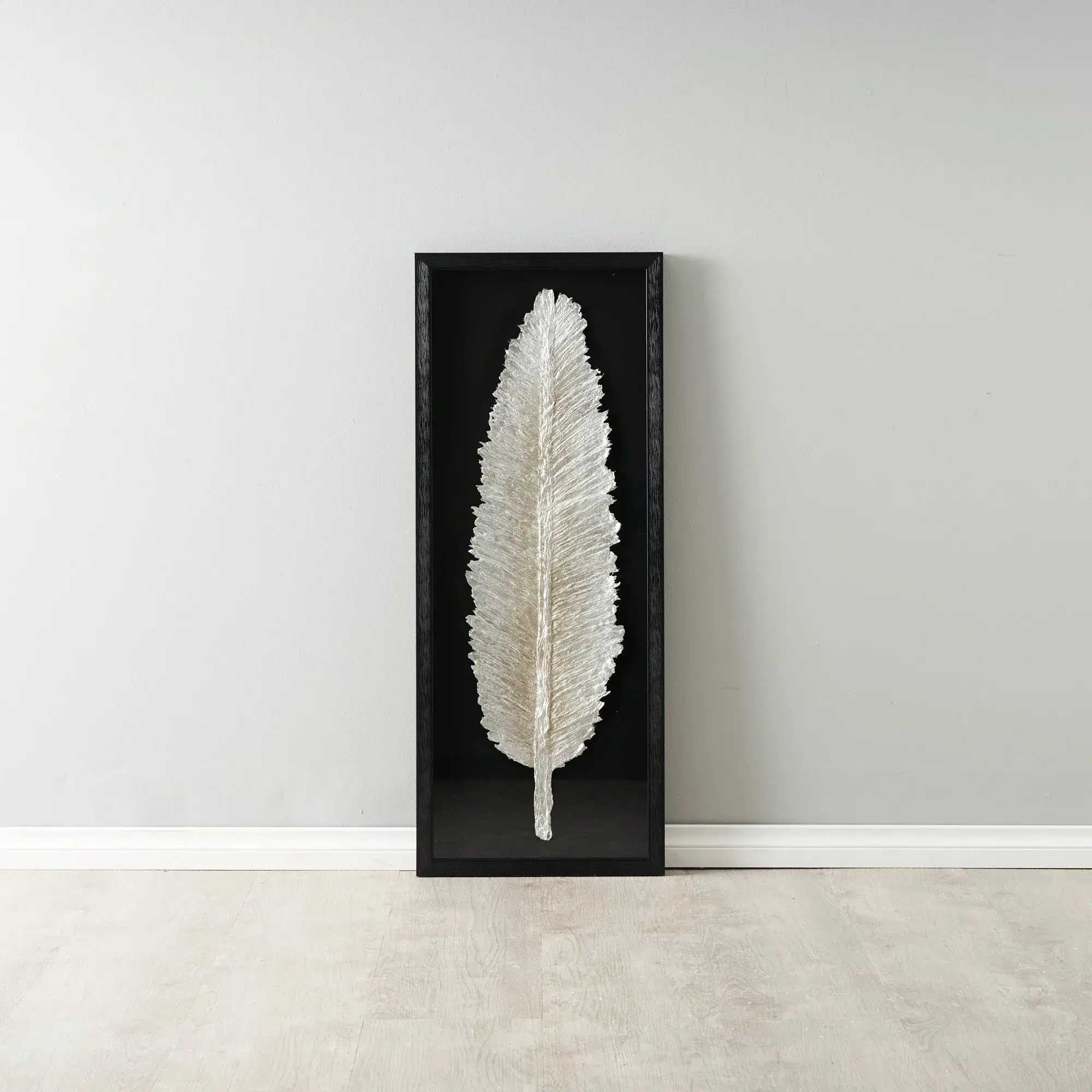 Errol Black Patterned Vegan Leather Dining Chair