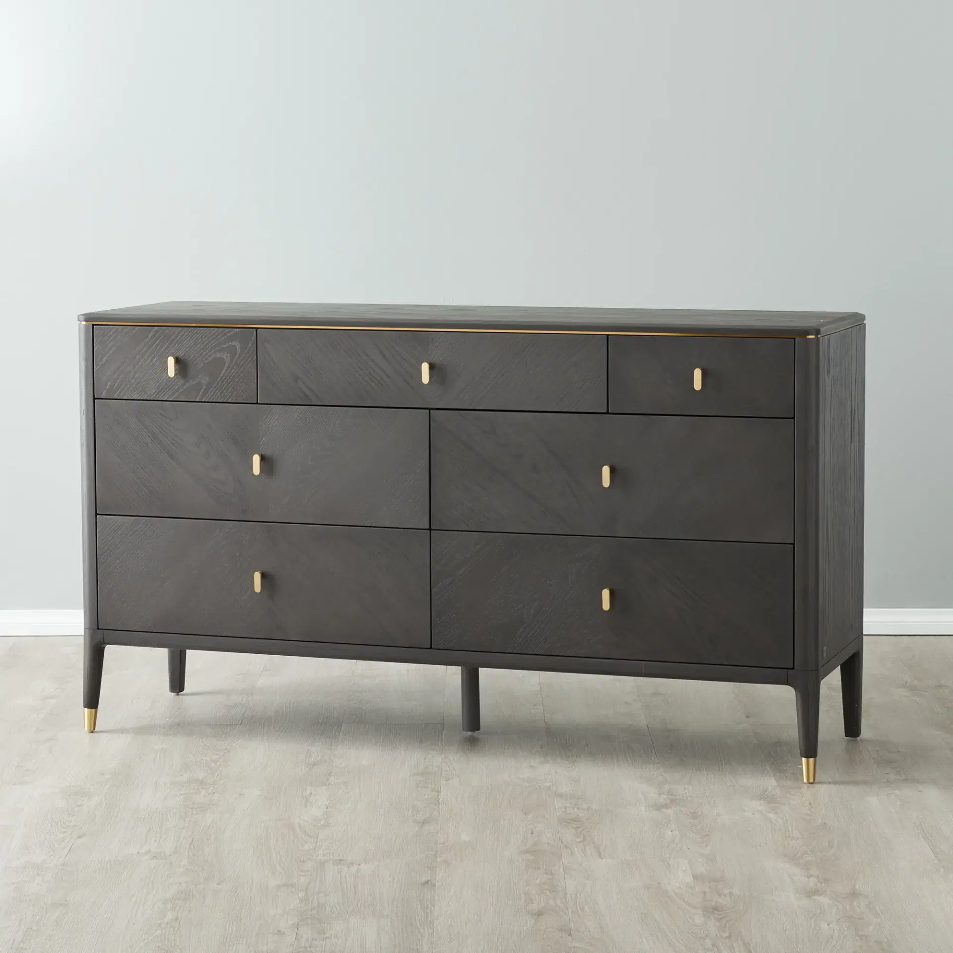 Beckham Dark Grey Bedside Table