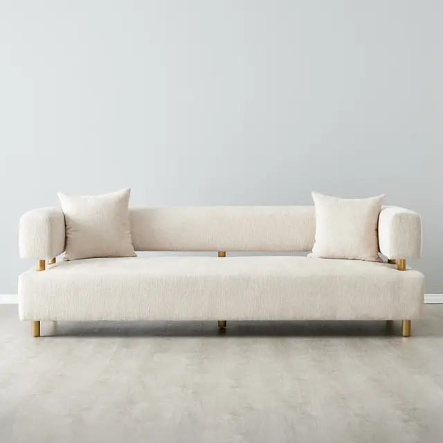 Moulin Sage Green Vegan Leather Dining Chair - Brushed Gold Legs