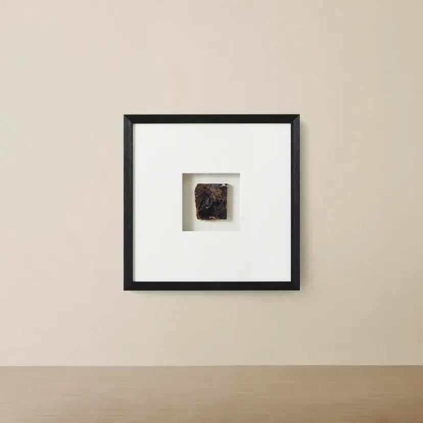 Jade Green Agate Shadow Box With Black Frame | Koala Living