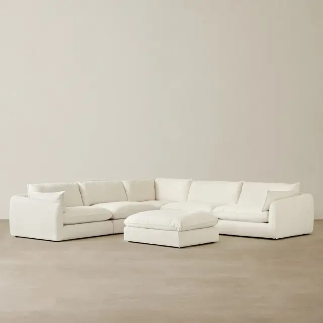 Elora II Arctic White Modular Sofa