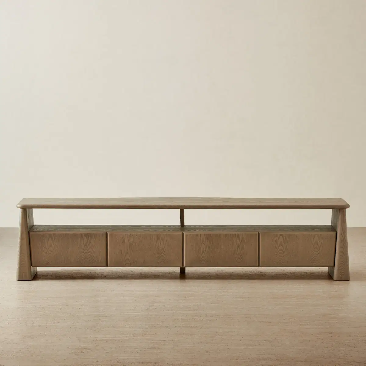 Dunstan Medium Brown Veneer Entertainment Unit | Koala Living