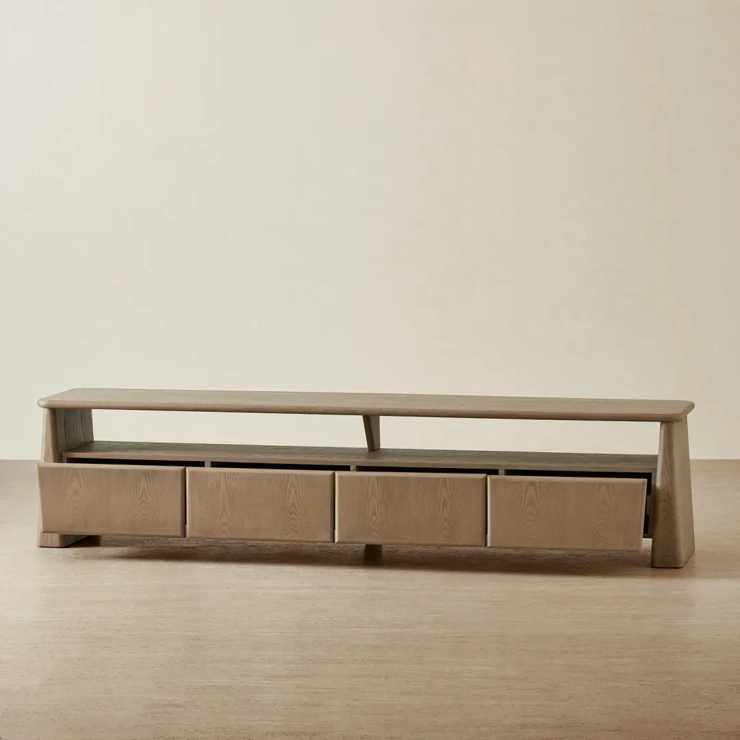 Dunstan Medium Brown Veneer Entertainment Unit | Koala Living